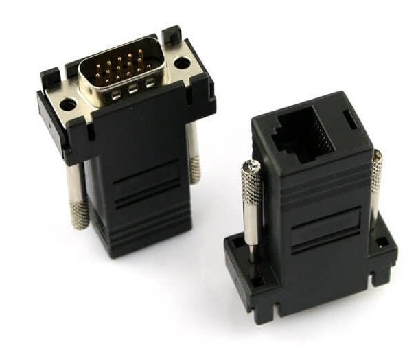 Bộ chuyển đổi VGA sang RJ45 giá rẻ tiện dụng